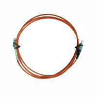 China LSZH orange 0.9 2.0 3.0 cable Fiber Optic Patch Cord FC-LC Multimode Simplex for sale