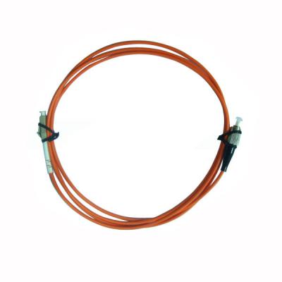 China LSZH orange 0.9 2.0 3.0 cable Fiber Optic Patch Cord FC-LC Multimode Simplex for sale