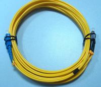 China Custom 1M , 3M , 5M Fiber Optic Patch Cord FC SC Single Mode Duplex for sale