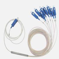 China Various coupling ratio 1 × 8 PLC SC Fiber Optic Splitter combines or splits power for sale