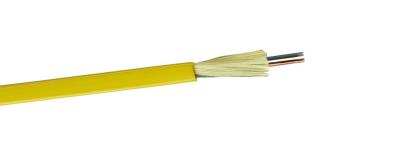 China Ribbon Flat Fiber Optical Cable Sinlge Mode With Flame-Retardant Jacket for sale