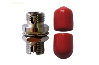 China Red color Ceramic or Bronze Sleeve FC Fiber Optic Adapter contains the interconnect sleeve for sale