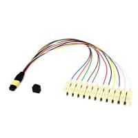 China SC UPC 0.9mm OM2 Om3 Multimode Fiber Optic Cable for sale