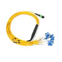 China G652D Singlemode 24 Core Mpo Lc Breakout Cable for sale
