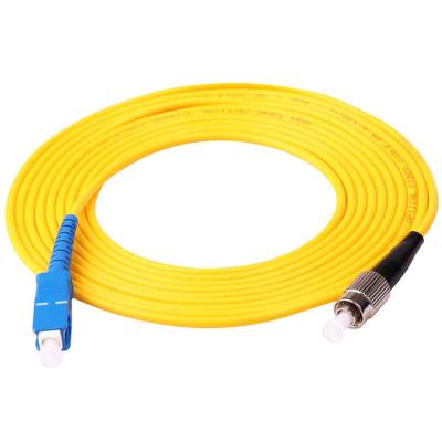 China SC UPC To FC UPC Simplex LSZH Fiber Optic Patch Cords for sale