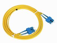 China Duplex 9/125 Singlemode Yellow 3m 5m Fiber Patch Cables for sale