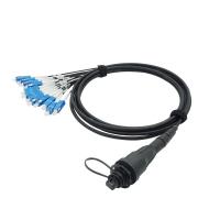 China Outdoor 12 Core SC UPC 0.9mm 3M IP68 Fiber Optic Patch Cords for sale