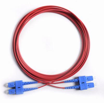 China Duplex Singlemode 2m 3m 1550nm Fiber Optic Patch Cords for sale