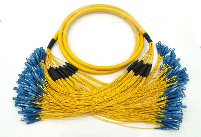 China SC UPC G652D 12 Branches 144 Core Fiber Optic Patch Cords for sale
