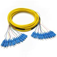 China SC/UPC To SC/UPC Bundle Branch 1310nm Fiber Optic Jumper for sale