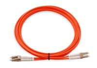 China Red Cable LC 3.0mm 3M Duplex Om1 Fiber Optic Patch Cords for sale