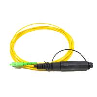 China G657A1 H Connector SC APC 4.6mm SM Fiber Optic Patch Cords for sale