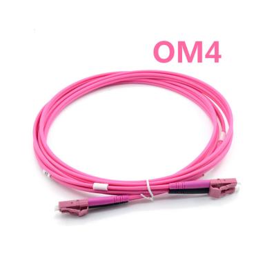 China LC Upc To LC Upc Multimode OM4 3.0mm Fiber Optic Patch Cords for sale