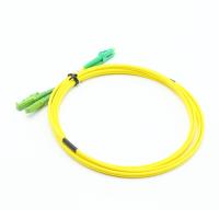 China FTTH Singlemode Duplex E2000 APC- LC APC Fiber Optic Patch Cord 3.0mm Patch Cable LSH- LC Fiber Optical Jumper for sale
