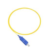 China Low Insertion Loss 1.5m SC UPC Fiber Optic Pigtail for sale
