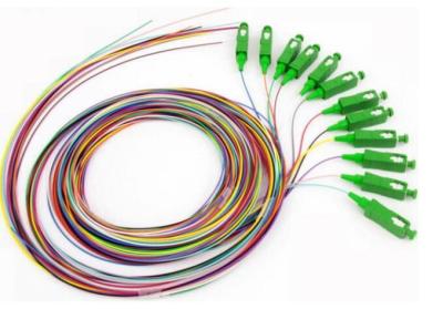 China SC APC 9/125um OS2 Single Mode 0.9mm Fiber Optic Pigtail for sale