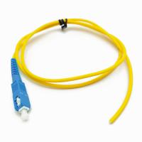 China 1.5M Singlemode SC/APC UPC 2.0mm Simplex Fiber Optic Pigtail for sale