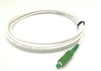 China Multi Fiber G657A2 White Jacket 4.0mm 9/125 SC APC Pigtails for sale
