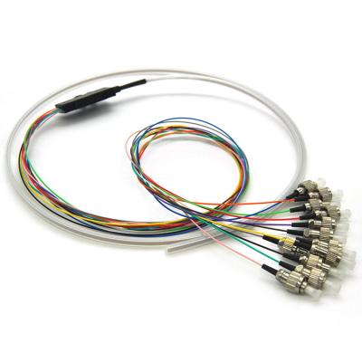 China Flat Ribbon FC/PC SM G657A2 G652 Fiber Optic Pigtail for sale