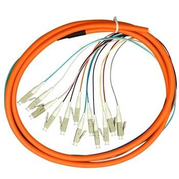 China 50/125μm Multimode Duplex SC FC LC Fiber Optic Patch Cable for sale
