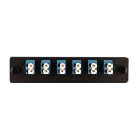 China Industry LGX 6 Port SC ST LC FC Metal Fiber Patch Panel for sale