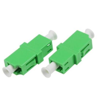 China Plastic LC / APC Simplex Flangeless Fiber Optic Receptacle for sale