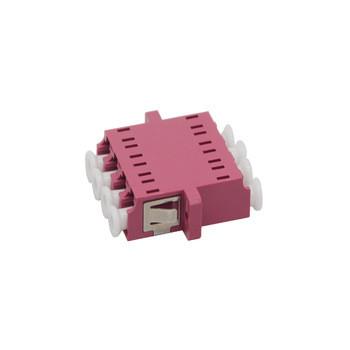 China Quad 4 Core LC PC OM1 OM2 OM3 OM4 Fiber Optical Coupler for sale