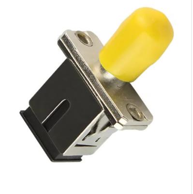 China Female Hybrid SC ST SGS Fiber Optic Receptacle for sale