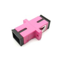 China SC Multimode fiber optic cable OM4 SC UPC Adapter for sale