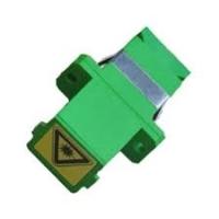 China Blue Dust Cap Simplex Auto Shutter SC Fiber Optic Coupler for sale