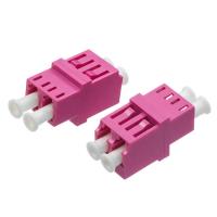 China LC PC Adapter Single Mode Duplex Fiber Optic Coupler for sale