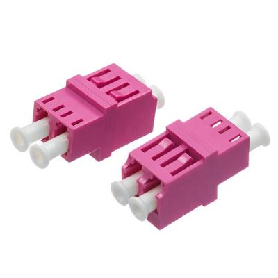 China LC PC Adapter Single Mode Duplex Fiber Optic Coupler for sale