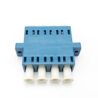 China Flange Type Singlemode LC UPC Quad Fiber Optic Coupler for sale