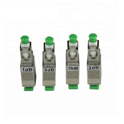 China Male To Female Single Mode SC APC 30dB Fiber Optic Attenuator for sale