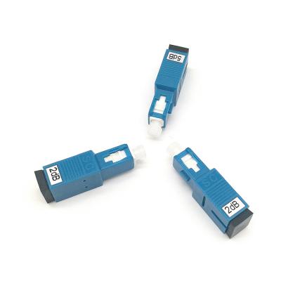 China High Return Male to Female Fiber Optic 5dB SC APC Attenuator for sale