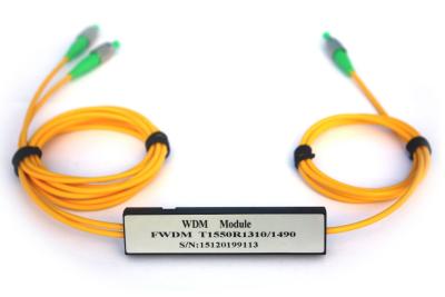 China Mini FWDM Device 3 Ports Filter 250um WDM CWDM DWDM for sale
