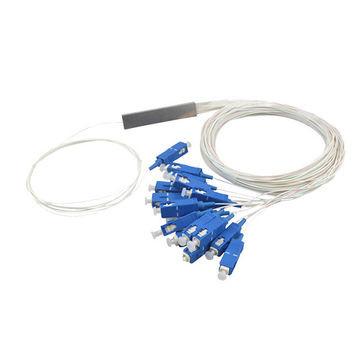 China UPC Fiber Optic Splitter Steel tube package for sale