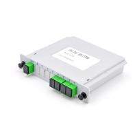 China LGX Cassette Type 1x8 Fiber Optic Splitter for sale