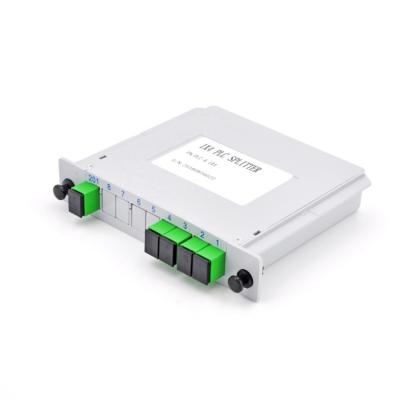 China LGX Cassette Type 1x8 Fiber Optic Splitter for sale