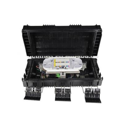 China Horizontal PLC Type 96 Core Fiber Optical Splice Closure for sale