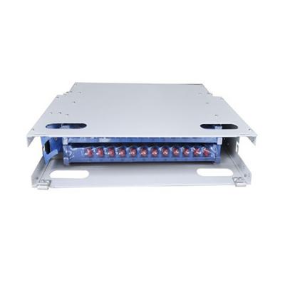 China Rack Mount 12 Core SC FC LC ODF Optical Distribution Frame for sale