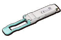 China QSFP+ 40G LX4 transceiver module,4 CWDM lanes MUX/DEMUX design for sale