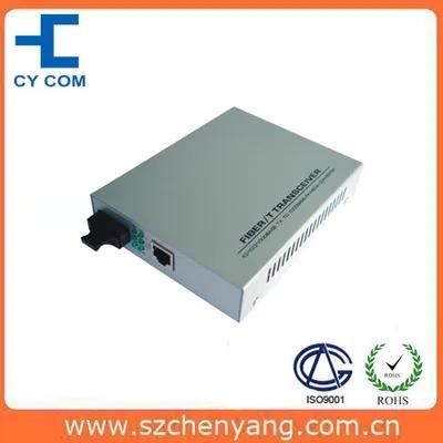 China Optical Fiber Media Converter (10/100/1000Base-Tx to 1000Base-LX 1550nm Single mode 60Km) for sale