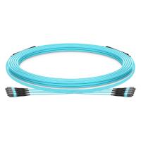 China MTP Trunk Cable with 0.20dB Low IL 48F OM3 OFNP Fire Safety-Rated for High-Density Data Centers for sale