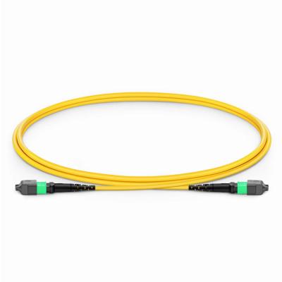 China MPO Jumper Cable with 0.35dB Low IL for 800G QSFP-DD Transceivers and G.657.A1 Bend Insensitive Fiber for sale