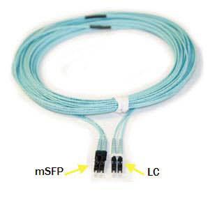 China MSFP - LC Duplex 10 Gigabits Fiber Optical Cable Multimode 50 / 125um OM3 for sale