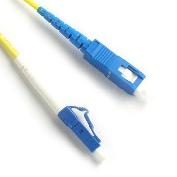China Simplex Single-mode Fiber Optic Patch Cord 1310nm / 1510nm With SC / LC Connector for sale
