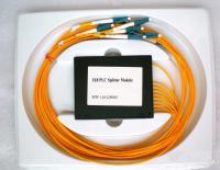 China Low insertion loss, low PDL 1 × 8 PLC ABS package LC / PC Fiber Optic Splitter for sale