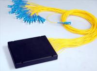 China Single Mode and Multi Mode 1×32 PLC Fiber Optic Splitter for System and Signal Monitoring for sale