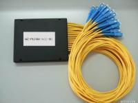 China 1 × 32 PLC Fiber Optic Splitterr, SC / PC connector, 3.0mm cable for Fiber to the home for sale